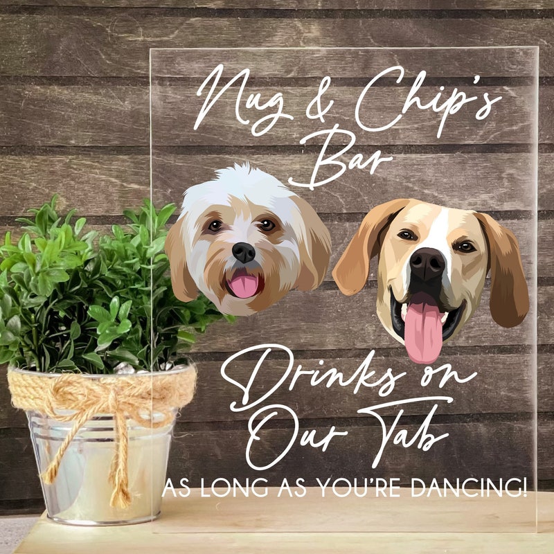 Dog Wedding Sign - Etsy
