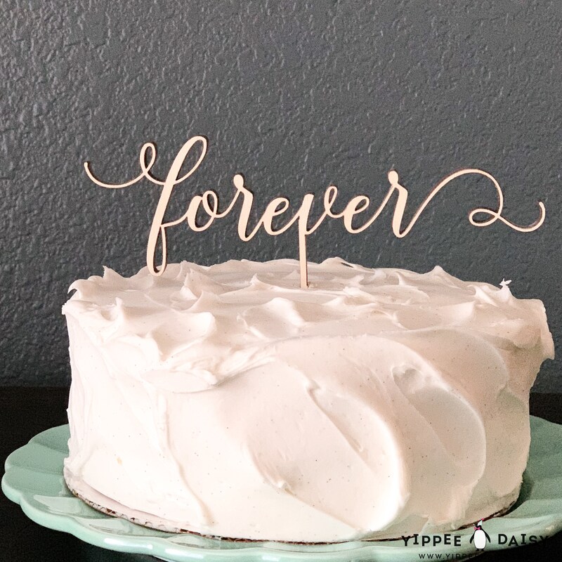 Forever Cake Topper - Etsy