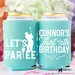 Let's Partee, Thirtieth Birthday Party Favor, 30th Birthday Can Cooler ...