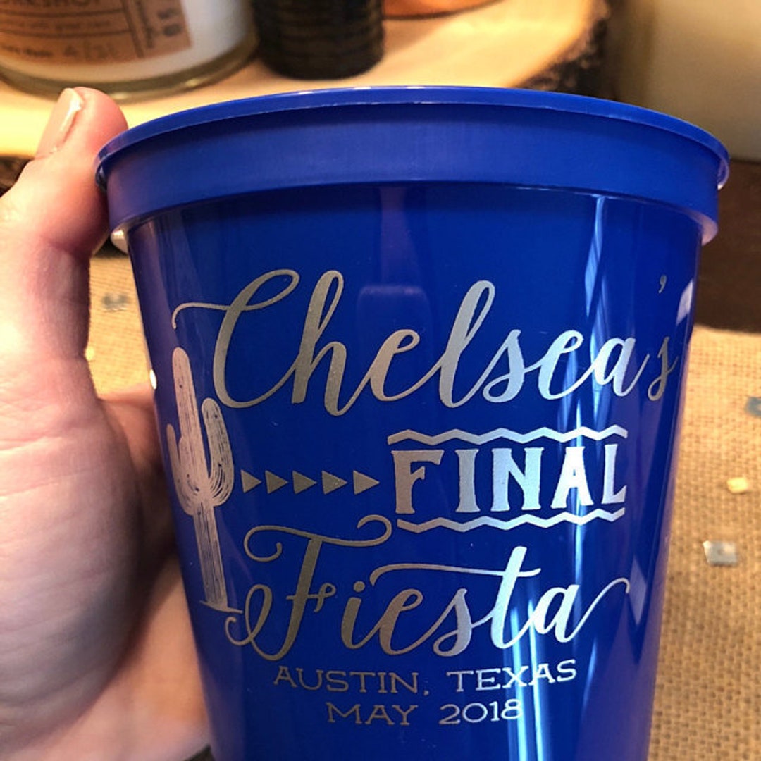 Fiesta Theme Party, Hen Party Favors, Plastic Cups, Mexican Fiesta ...