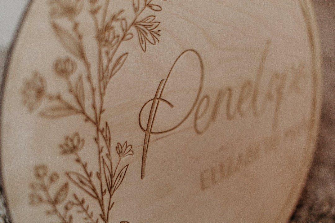 Name Announcement Sign, Custom Baby Name Sign, Baby Shower Gift, Custom ...