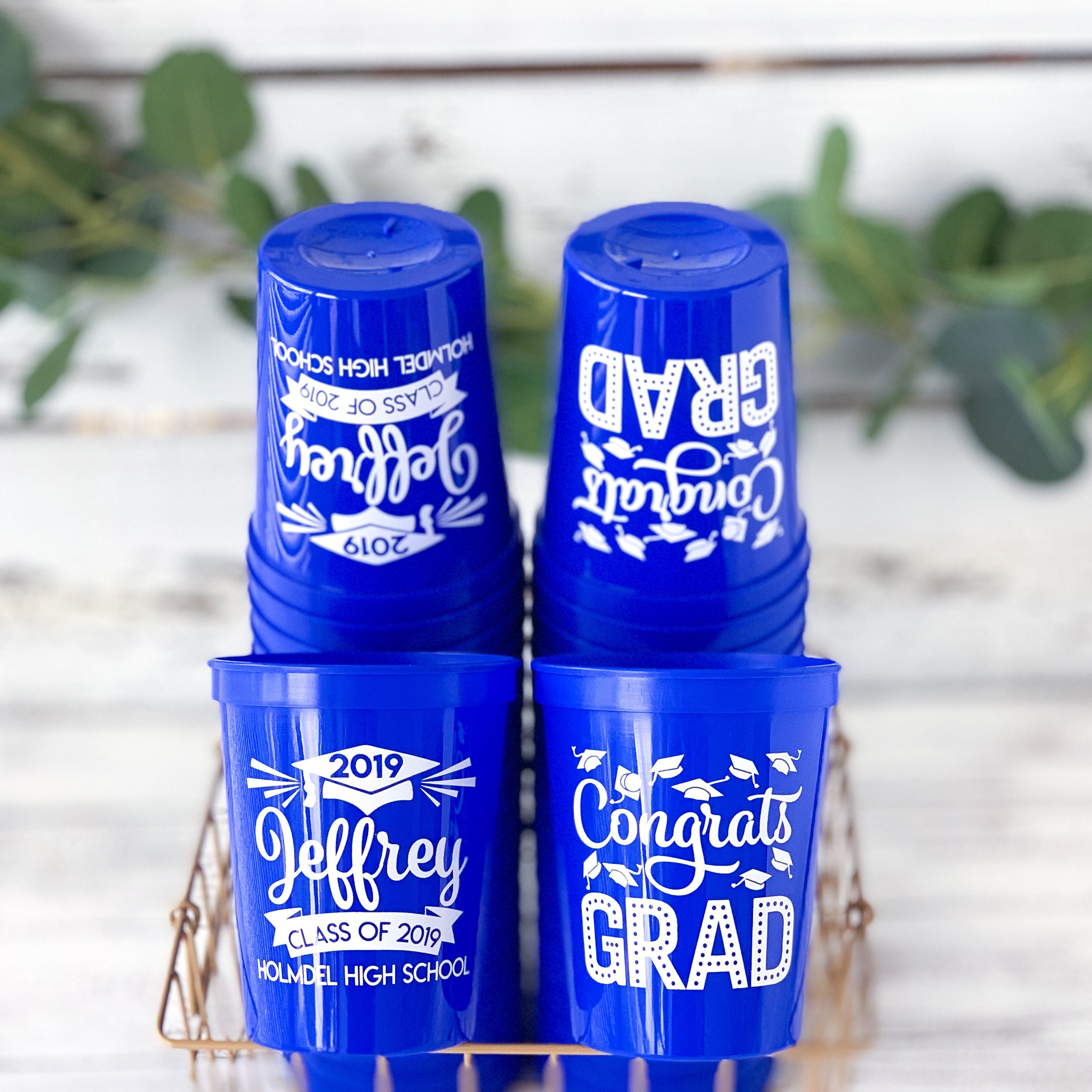 Custom Graduation Cups Graduation Party Favors Congrats - Etsy Nederland