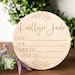 New Baby Name Sign Birth Announcement Sign Hospital Photo - Etsy