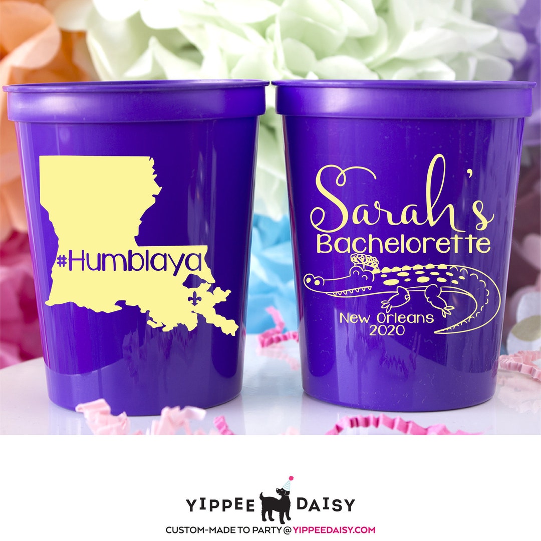 Bachelorette Party Cups, Personalized Plastic Cups, Hen Party Cups ...