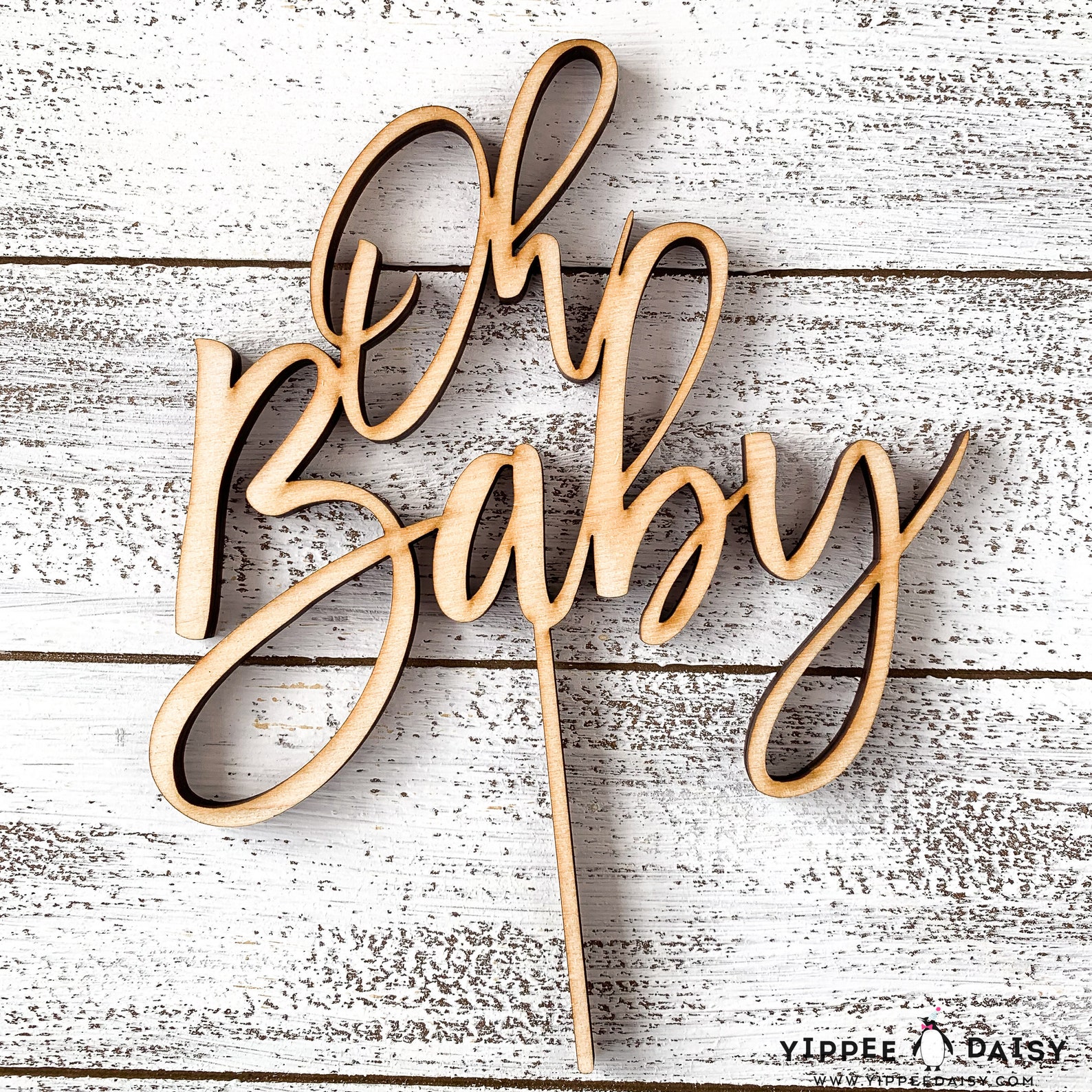 Oh Baby Cake Topper Custom Cake Topper Baby Shower Cake - Etsy