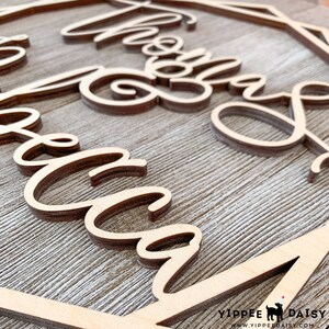 Custom Wedding Cake Topper, Wooden Cake Topper, Elegant Wedding Cake ...