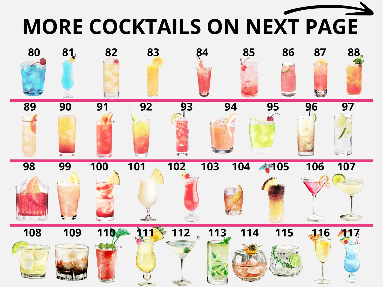 Pet Signature Drink Menu Dog Signature Cocktail Menu Wedding - Etsy