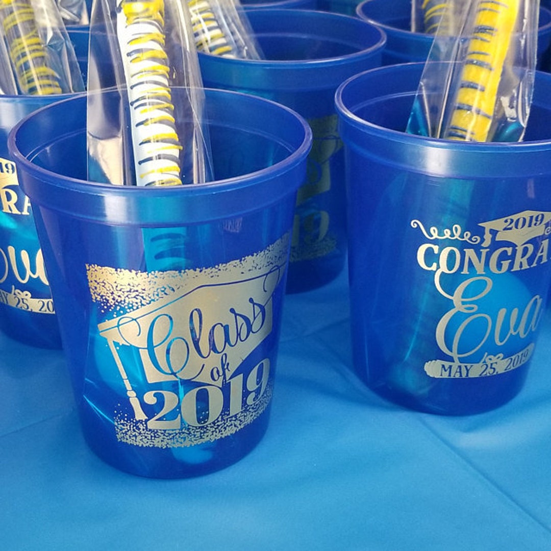 Custom Graduation Cups, Class of 2025 Cups, High School Graduation ...
