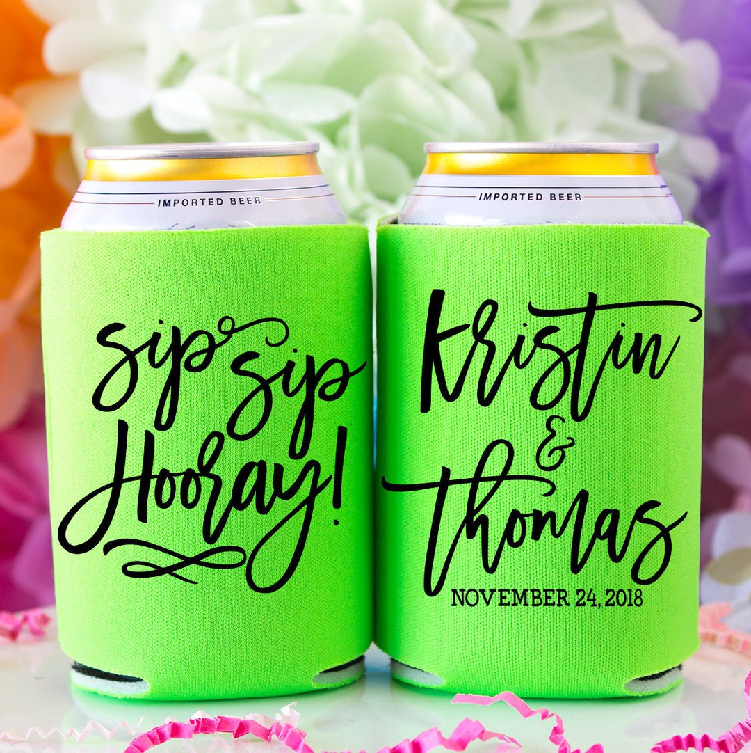 Sip Sip Hooray Wedding Favors for Guests Monogrammed Favors Party ...