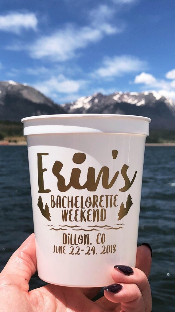 Personalized Bachelorette Cups Bachelorette Weekend Cups | Etsy
