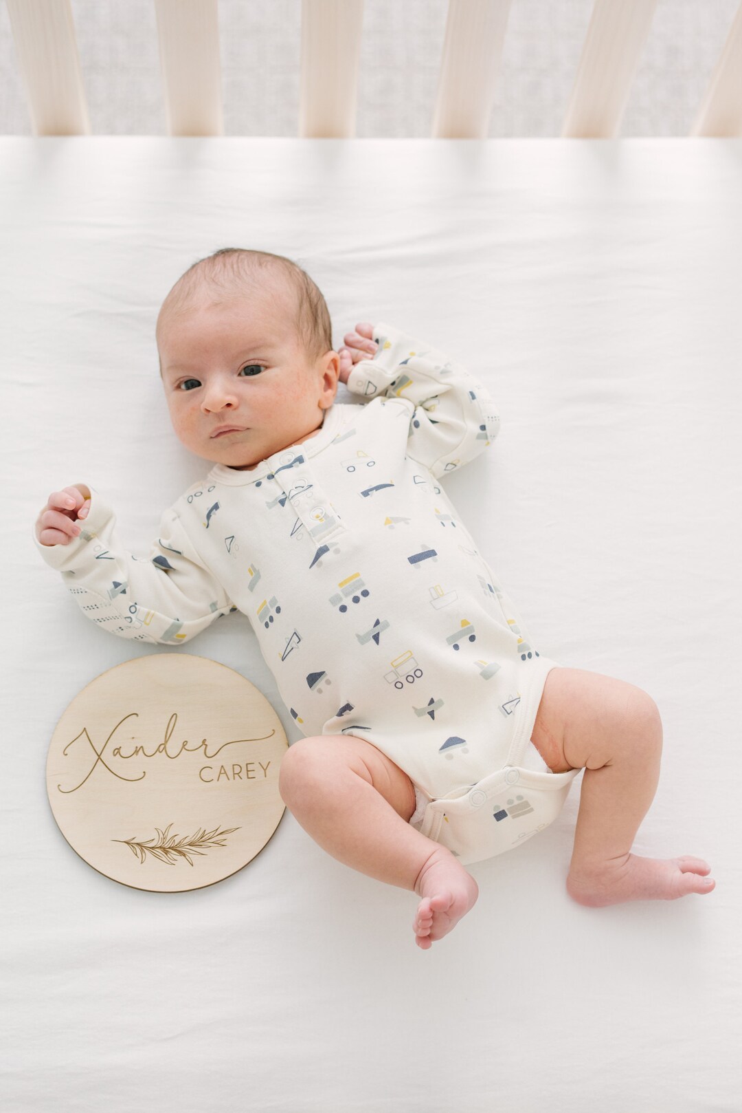 Custom Baby Name Plaque, Birth Announcement Plaque, Custom Nursery Name ...