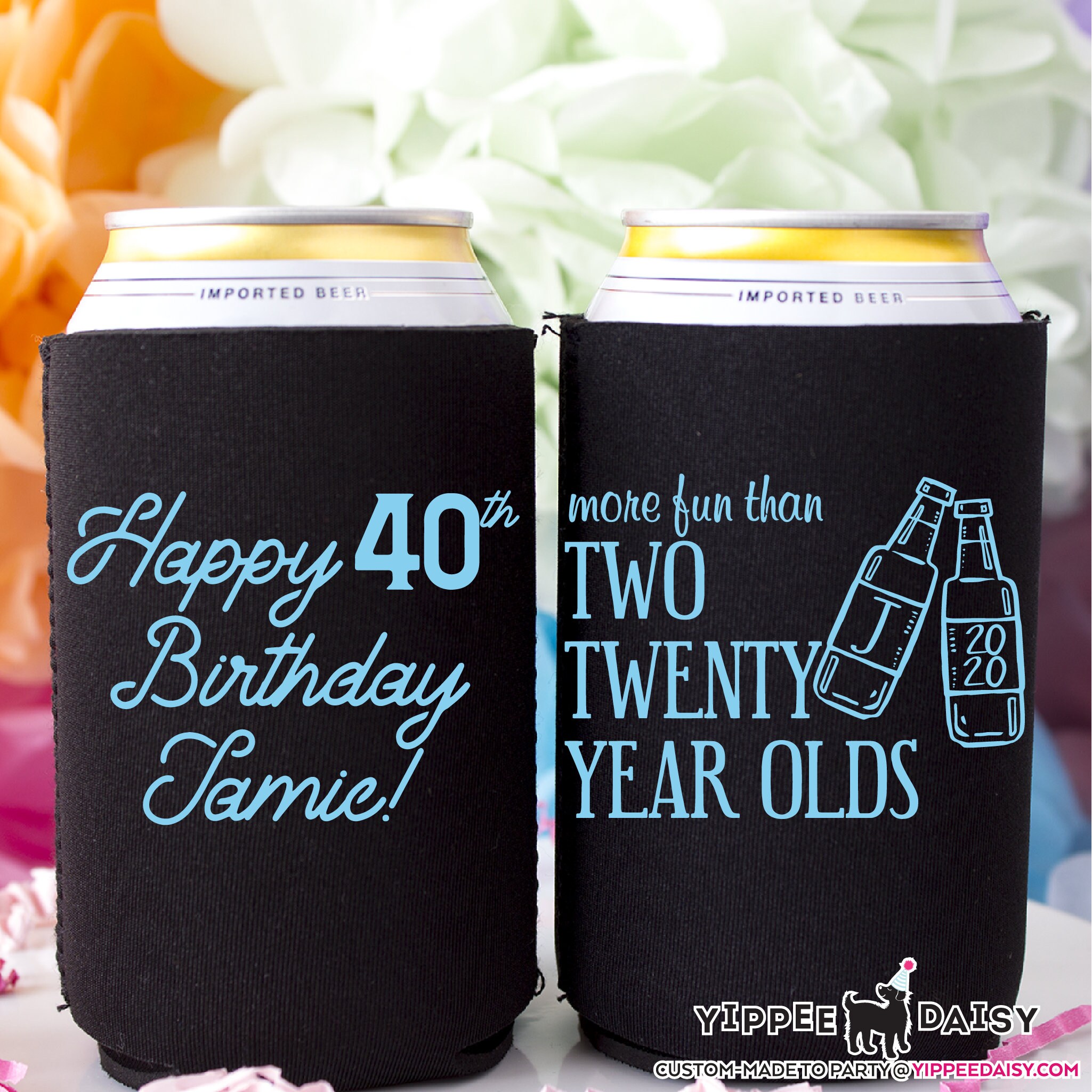 More Fun Than Two Twenty Year Olds 40th Birthday Party Favor | Etsy