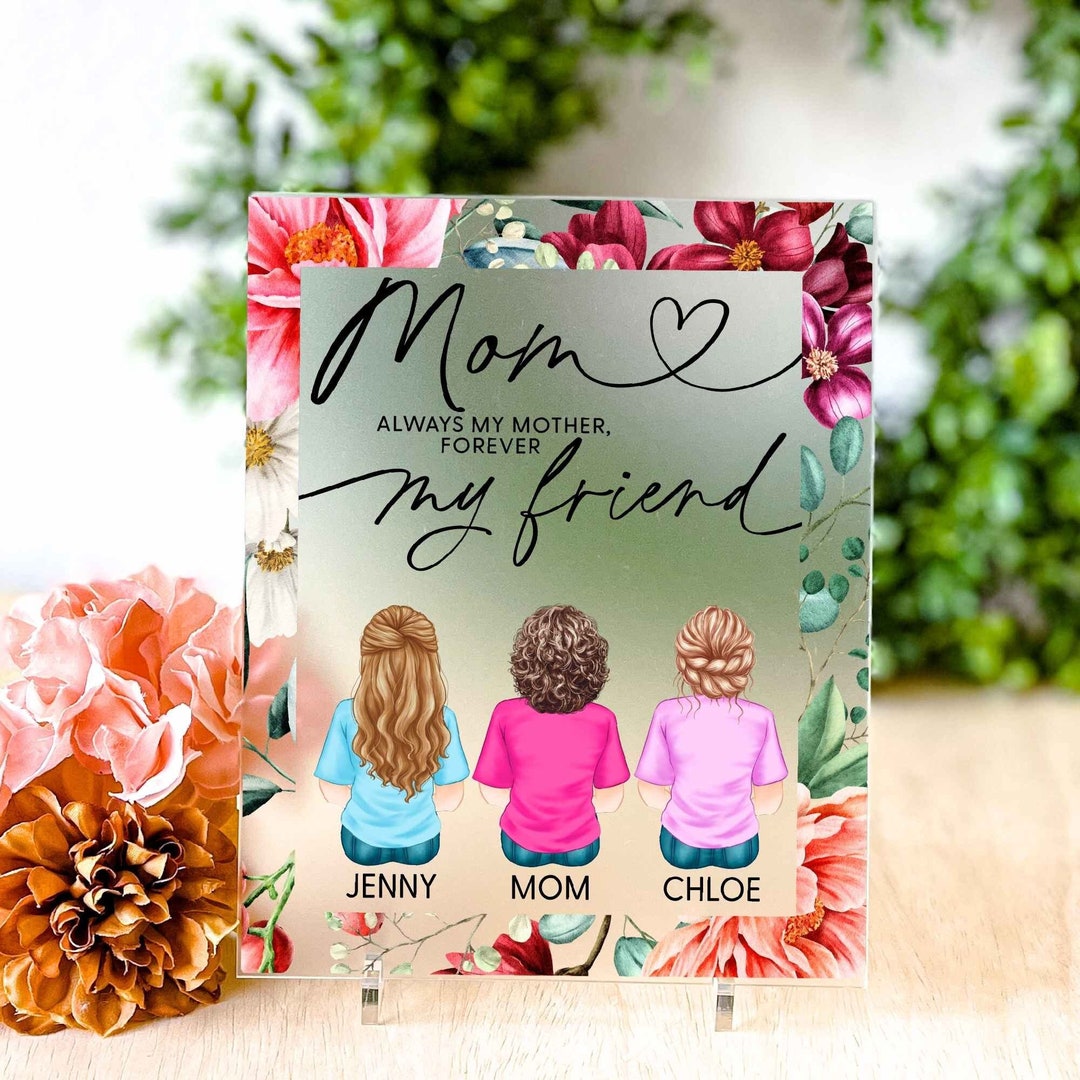 Custom Family Plaque Acrylic Print Personalized Grandma Nana Nanny ...