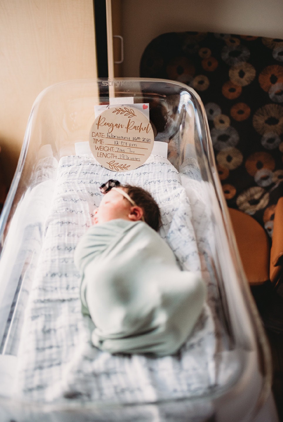 Birth Announcement Sign Custom Newborn Stats Sign Newborn | Etsy