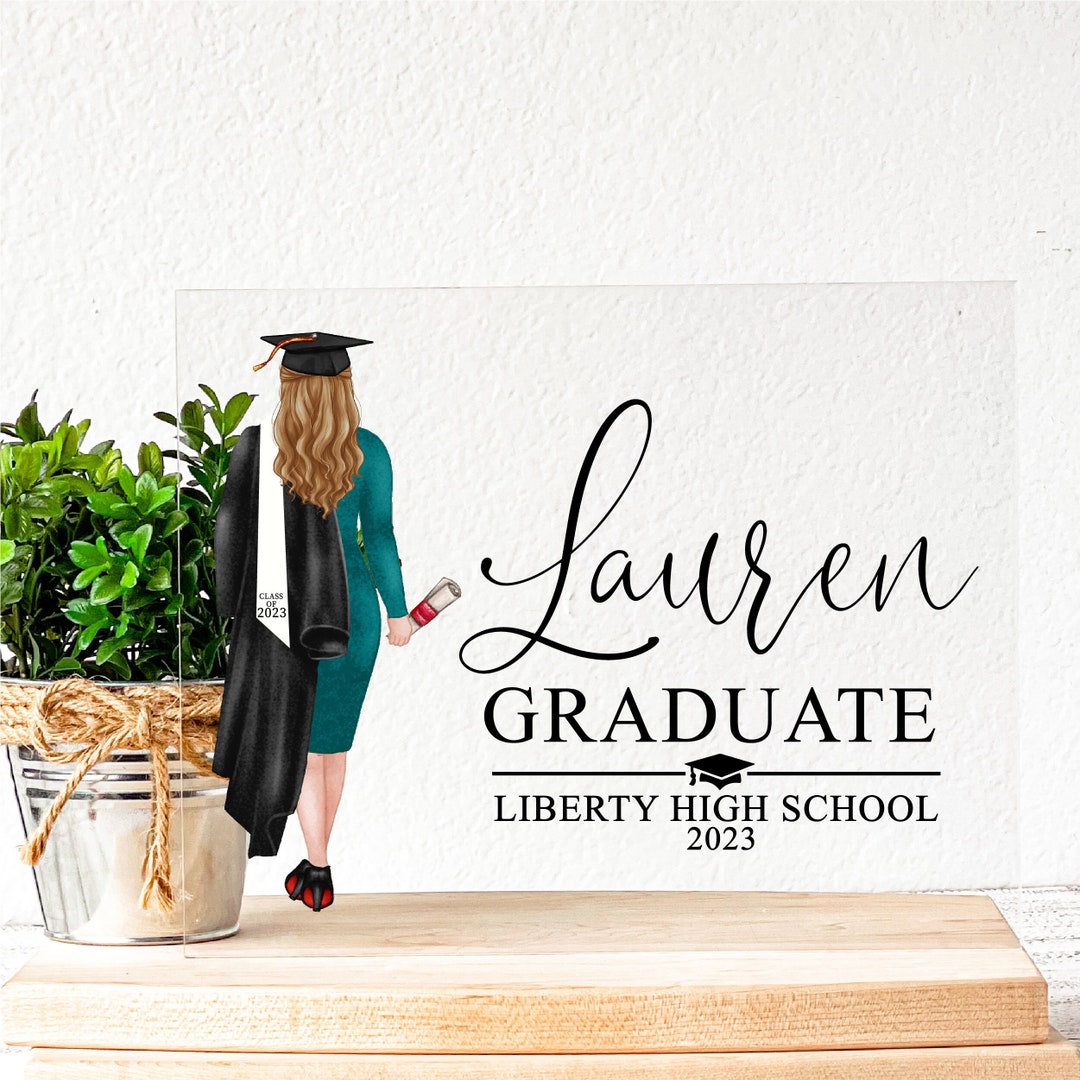 Class of 2023 Graduation Gift for Her Custom Graduation Keepsake Sign ...