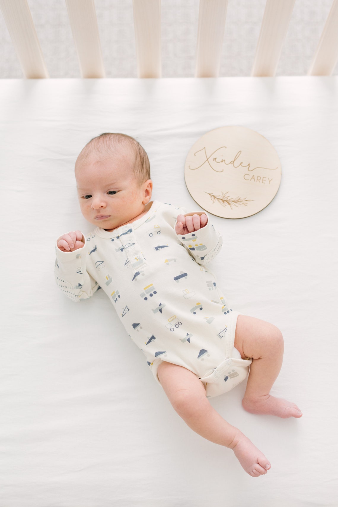 Baby Announcement Sign Newborn Hospital Sign Wooden Baby - Etsy