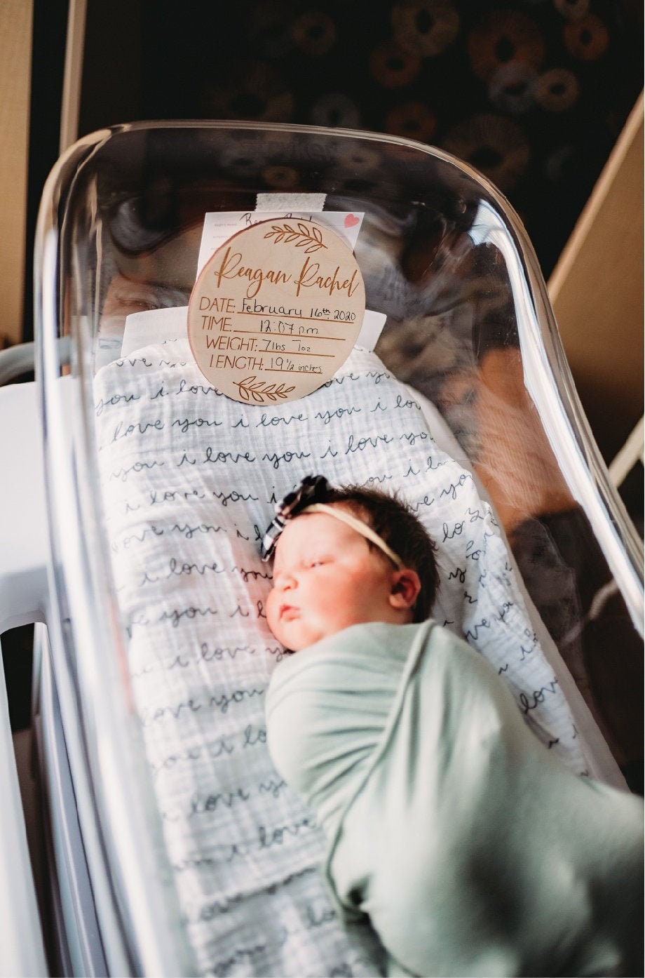 Birth Announcement Sign Custom Newborn Stats Sign Newborn | Etsy