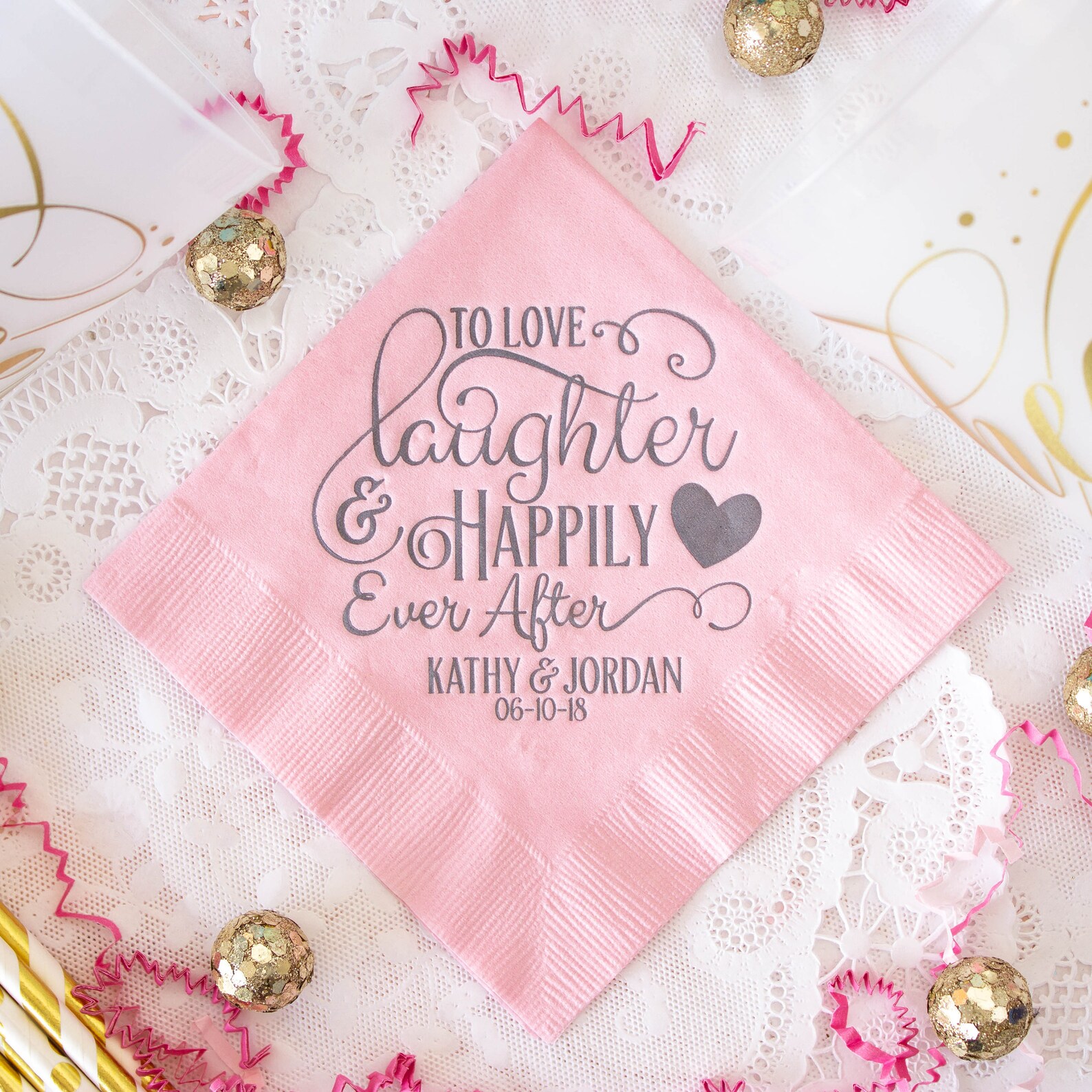 Wedding Napkins Personalized Napkins Custom Napkins Party - Etsy