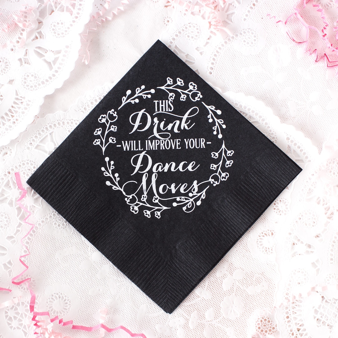 Funny Wedding Napkins, Personalized Cocktail Napkins, Beverage Napkins ...