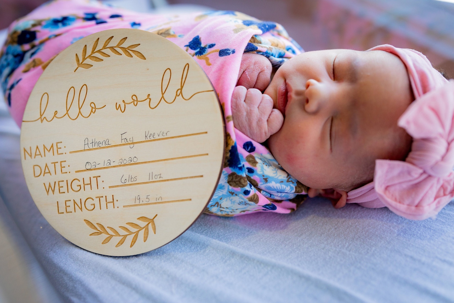 Custom Wooden Baby Name Sign, Newborn Baby Name Announcement, Nursery ...