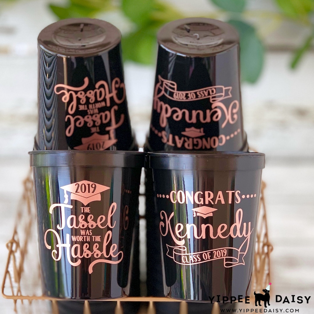 The Tassel Was Worth the Hassle Custom Graduation Cups, Class of 2025 ...