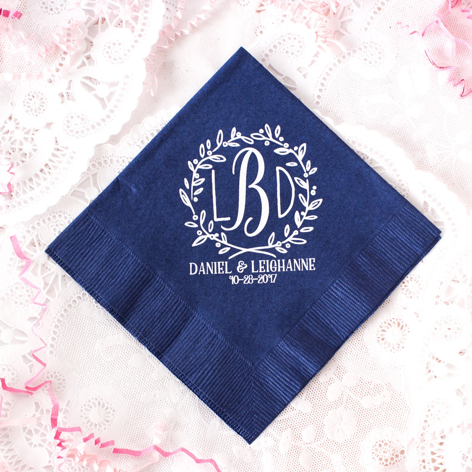 Personalized Napkins Custom Napkins Event Napkins Wedding - Etsy