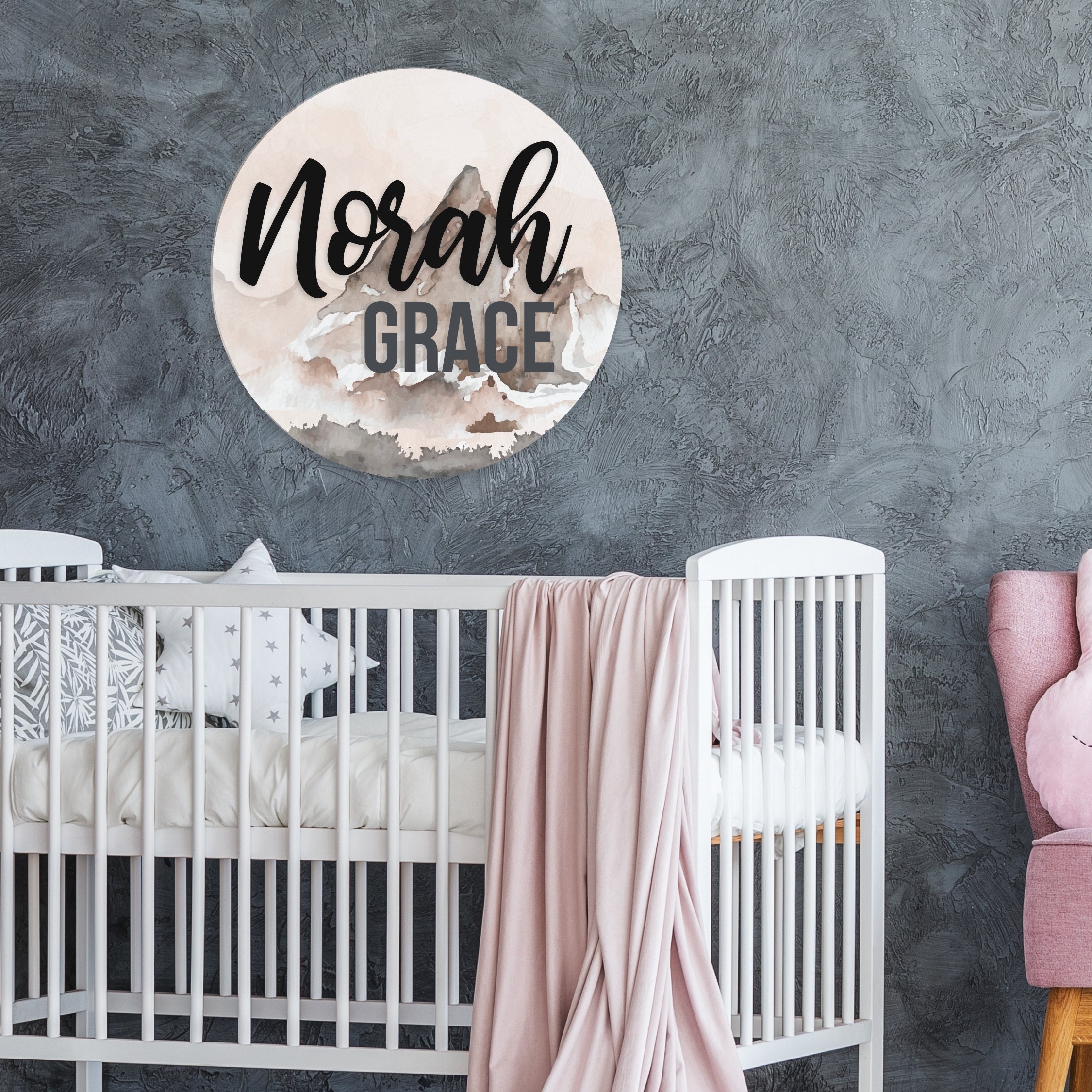 Wall Décor Wall Hangings Home & Living Nursery Sign|Above Crib Sign ...