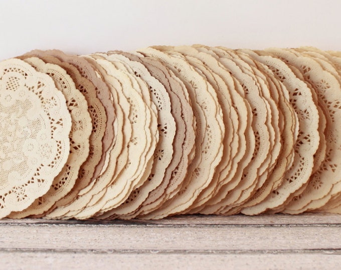 Rustic Doilies 10 Inch Rustic Wedding Bridal Shower Vintage - Etsy