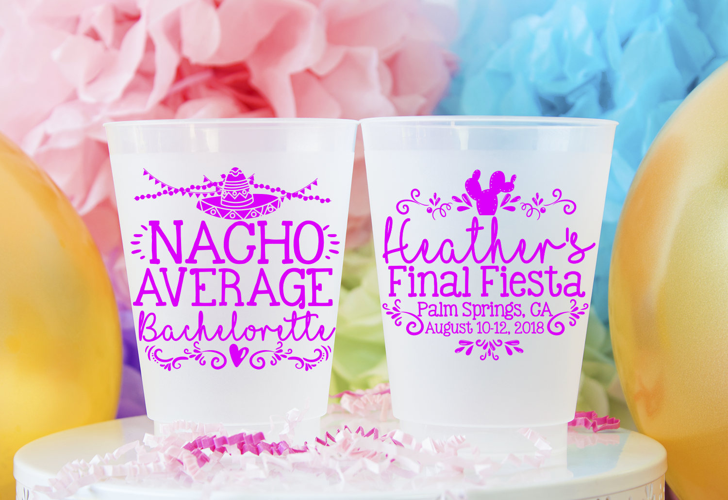 Beach Bachelorette Frosted Cup Custom Frosted Cup Final | Etsy