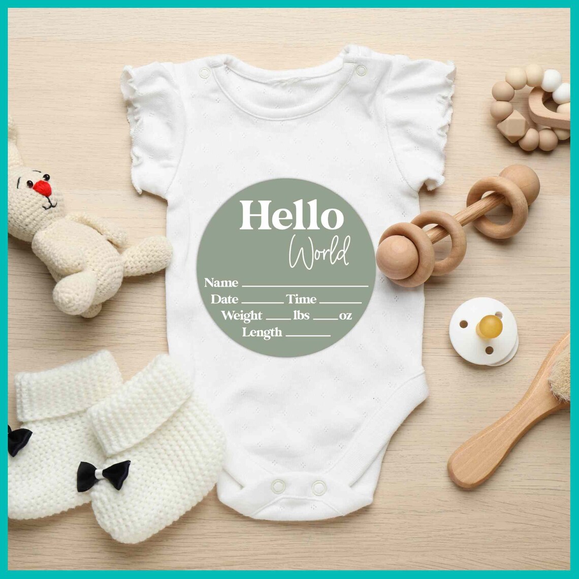 Baby Birth Stat Sign - Date Time Weight - Newborn Keepsake - Newborn ...