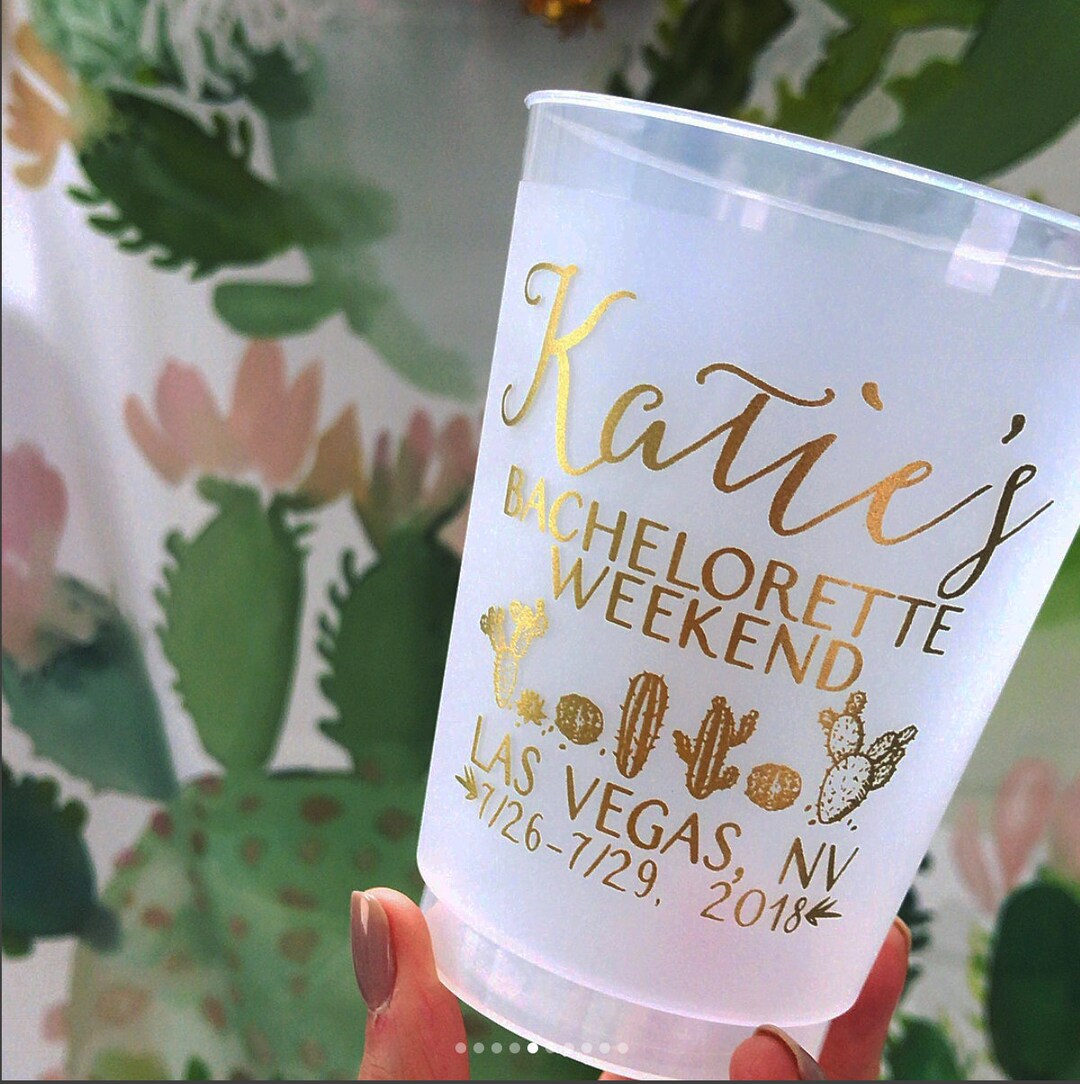 Bachelorette Weekend Cups, Custom Bachelorette Cups, Vegas Bachelorette ...