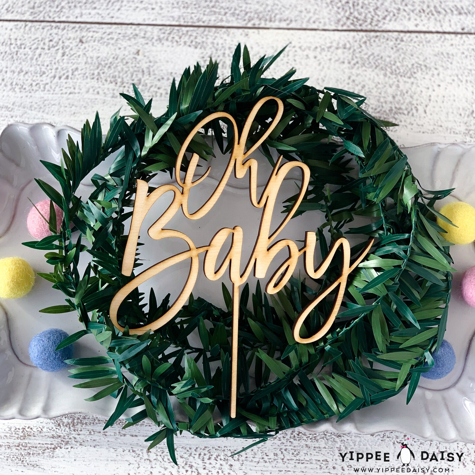 Oh Baby Cake Topper Custom Cake Topper Baby Shower Cake - Etsy