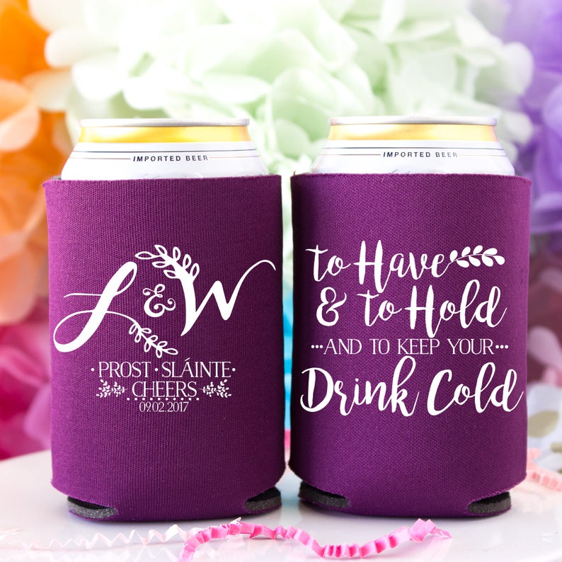 Personalized Can Coolers Custom Stubby Holder Monogrammed - Etsy