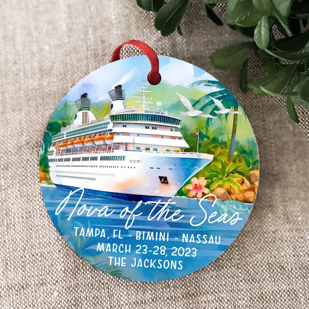 Cruise Ship Vacation Keepsake Ornament Cruise Decorations Personalized ...