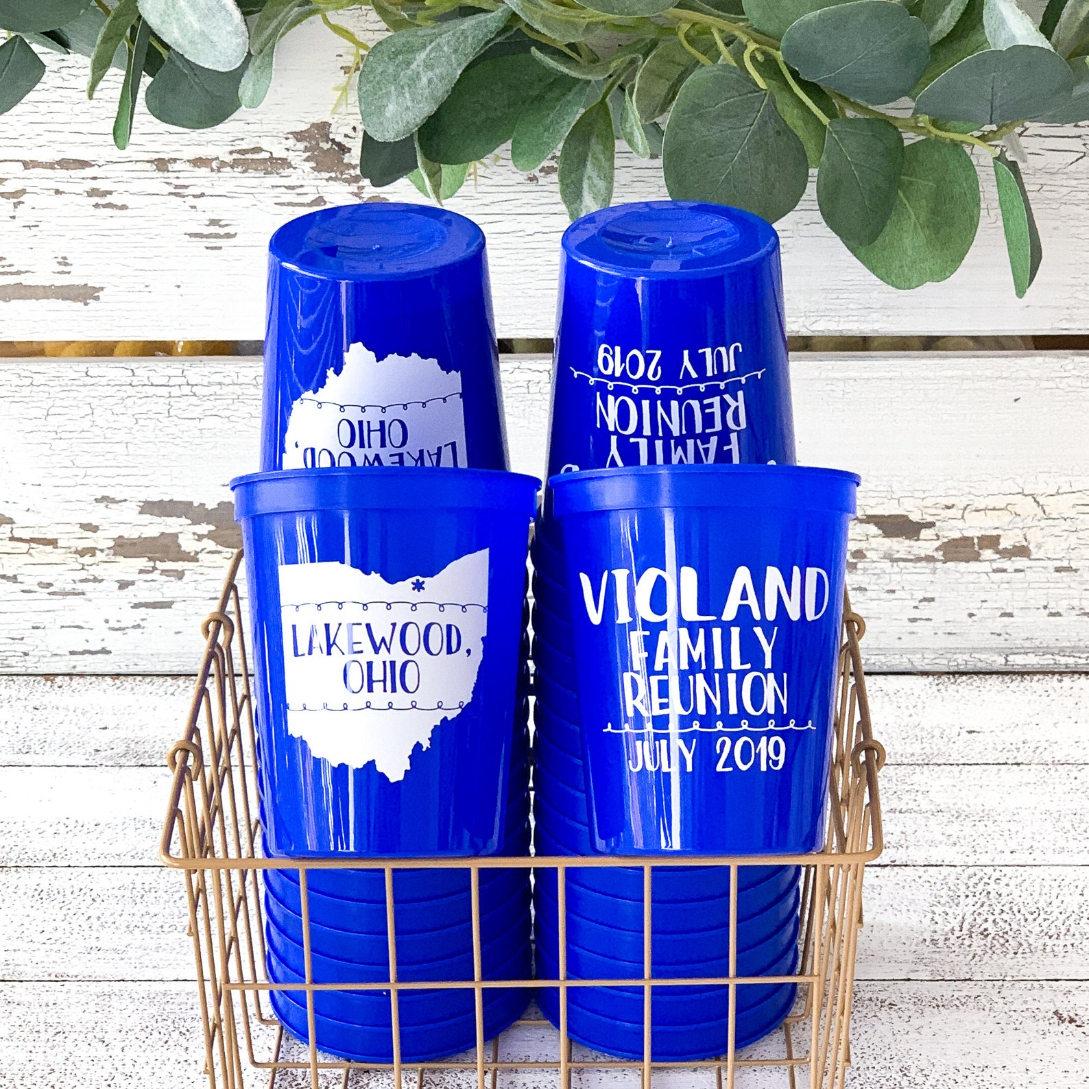 Family Reunion Cups Stadium Party Cups Family Reunion Favor | Etsy