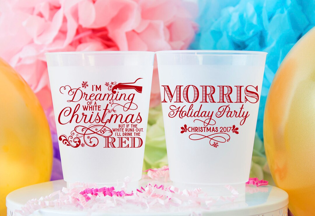 Personalized Christmas Cups, Shatterproof Cups, Holiday Cups, Wine Cups ...