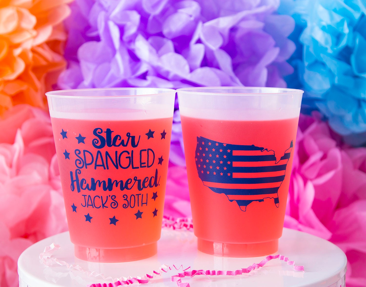 4th Of July Cups