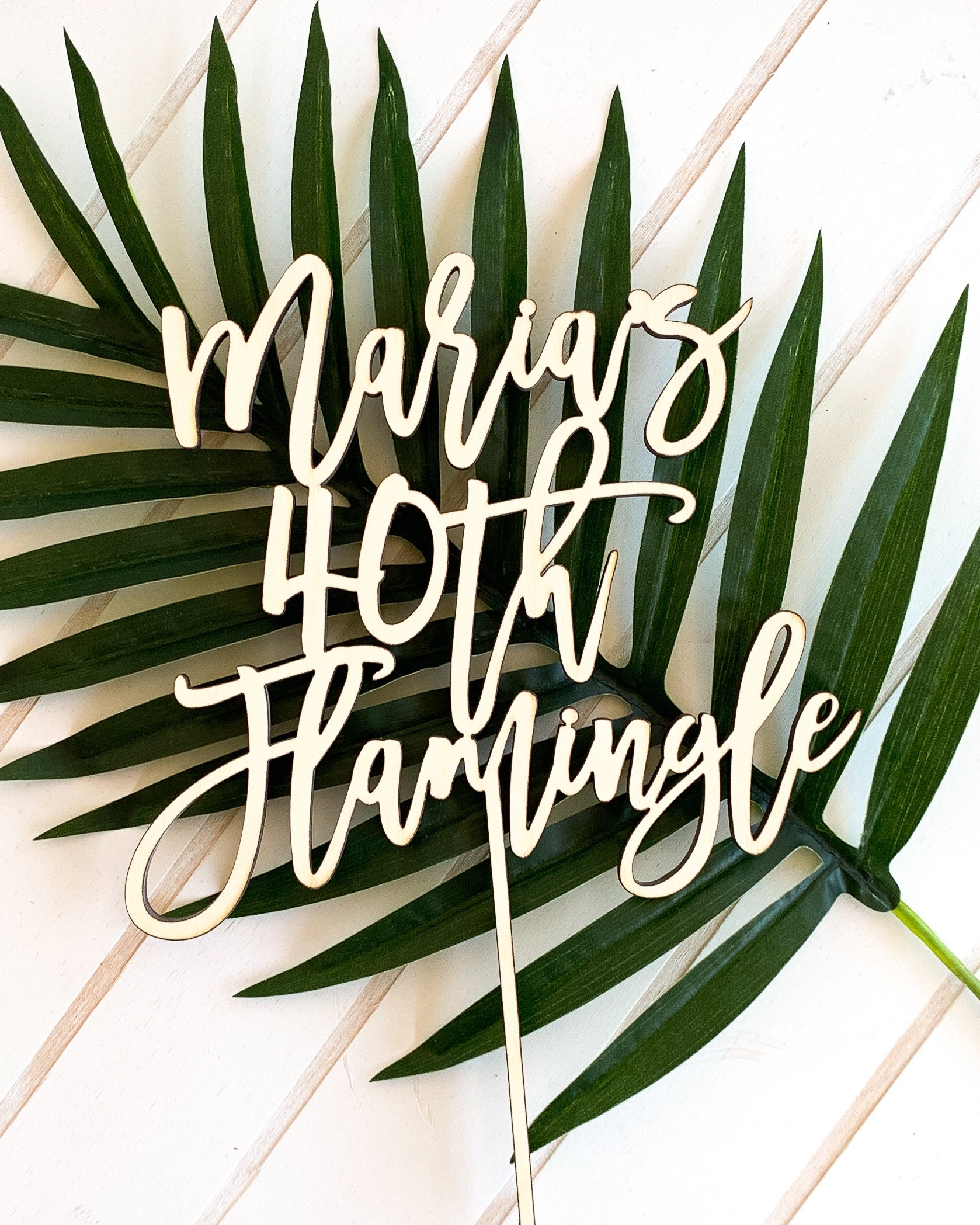 Custom Birthday Cake Topper 40th Birthday Cake Topper 40th - Etsy