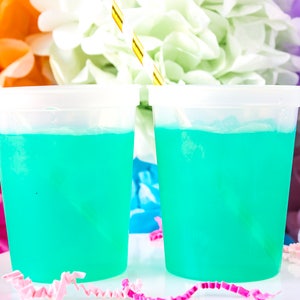 Beach Wedding Color Changing Cups - Plastic Party Cups - Wedding Mood ...