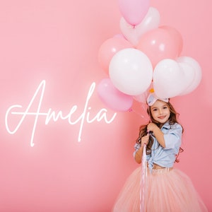 Neon Sign Custom Name Sign for Kids Room Nursery Personalized Gift for ...