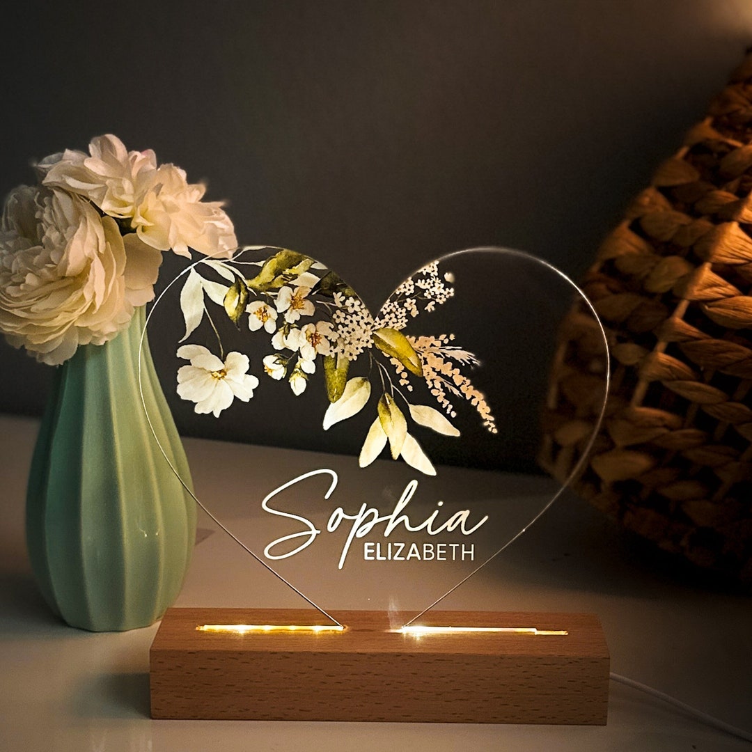 Custom Name Night Light up Sign Daughter Gift for Girl Personalized ...
