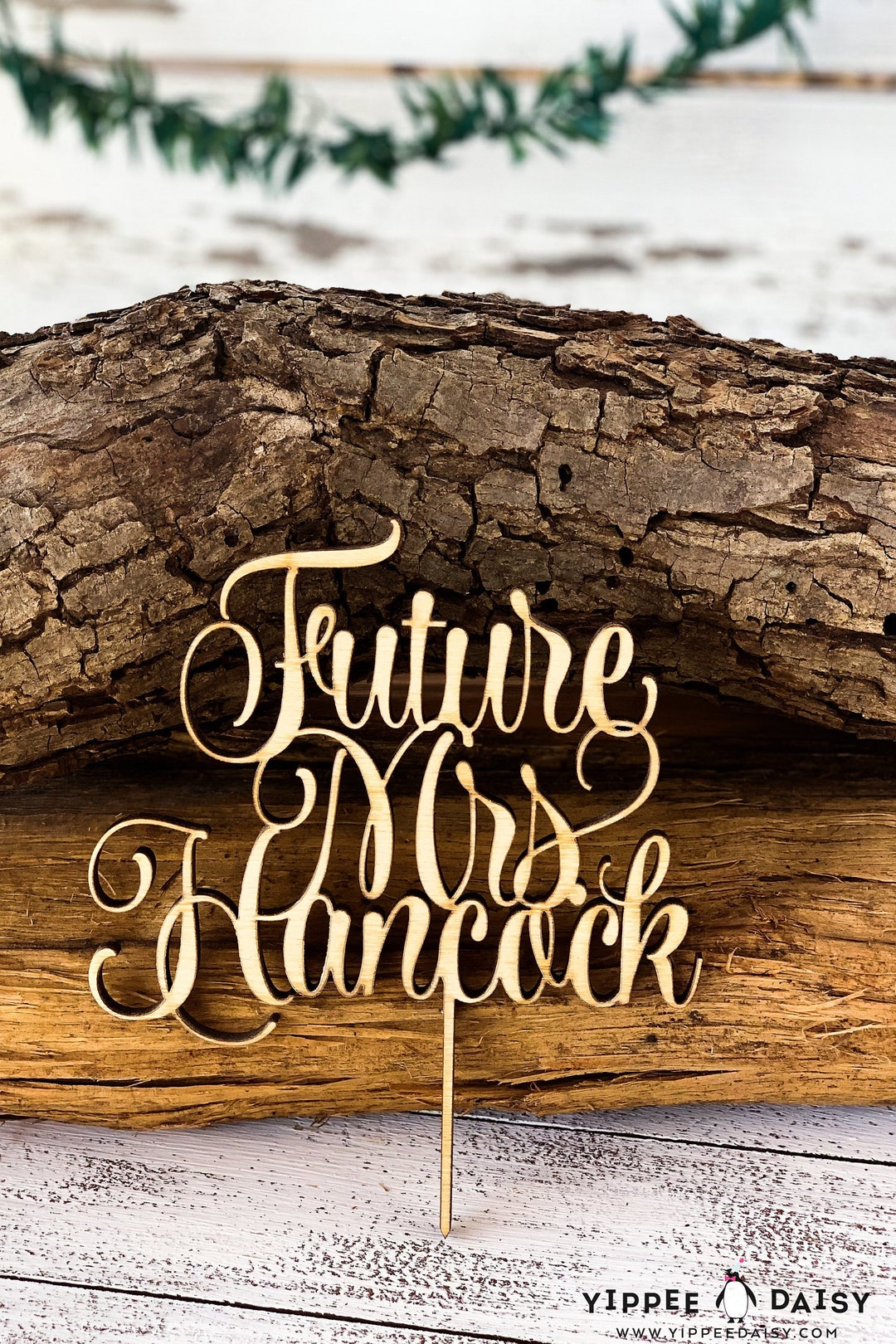 Bachelorette Party Cake Topper, Custom Cake Topper, Future Mrs Cake ...