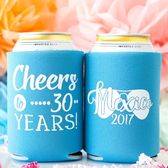 30th Birthday Favors Cheers to 30 Years Happy 30th | Etsy