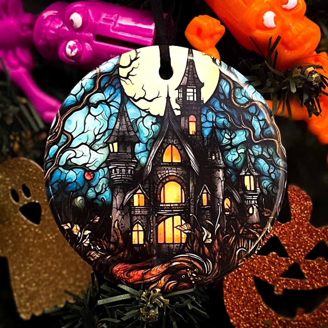 Halloween Tree Ornament - Spooky Lover Gift for Her - Halloween Gift ...