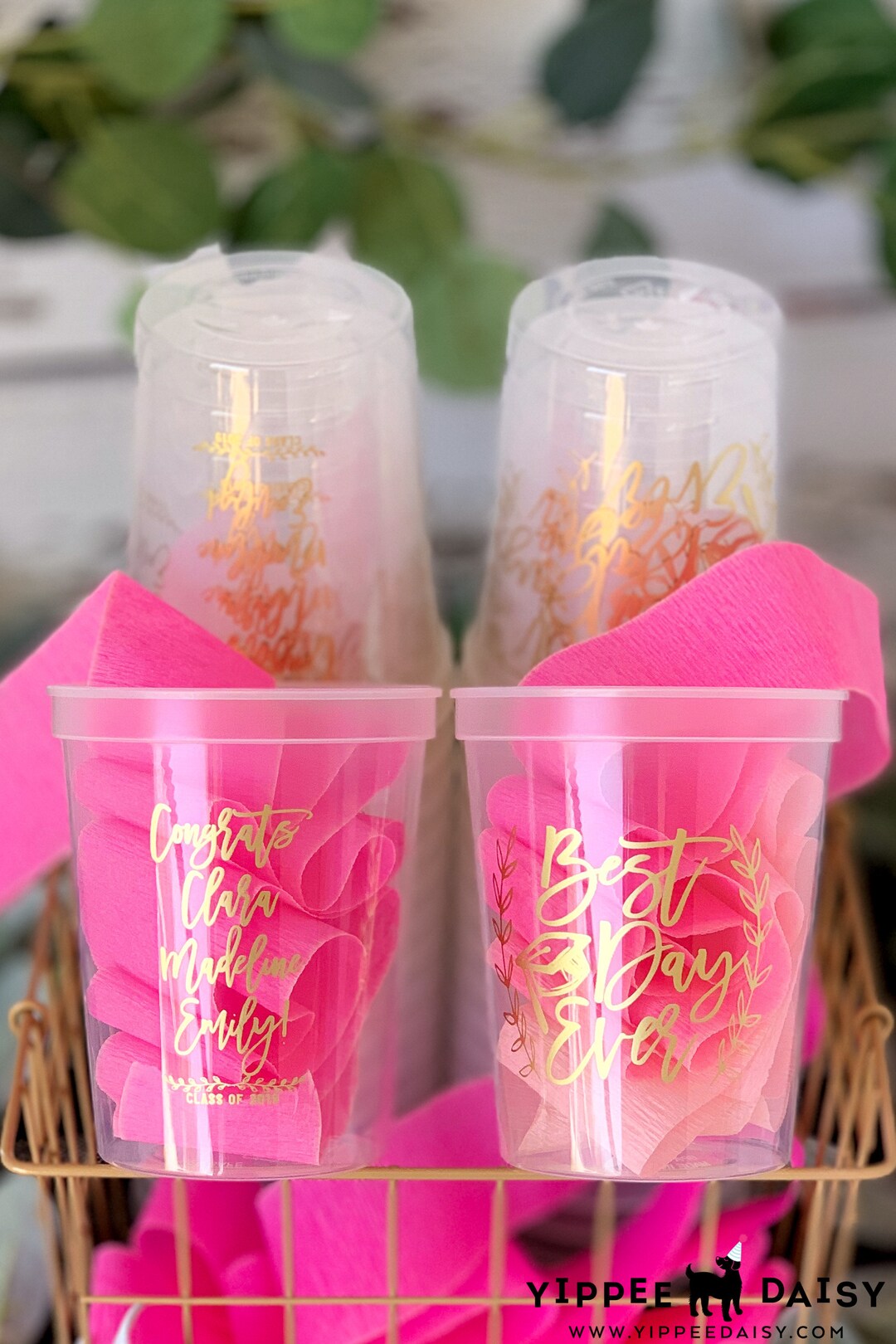 Custom Graduation Cups, Best Day Ever, Class of 2025 Graduation Party ...