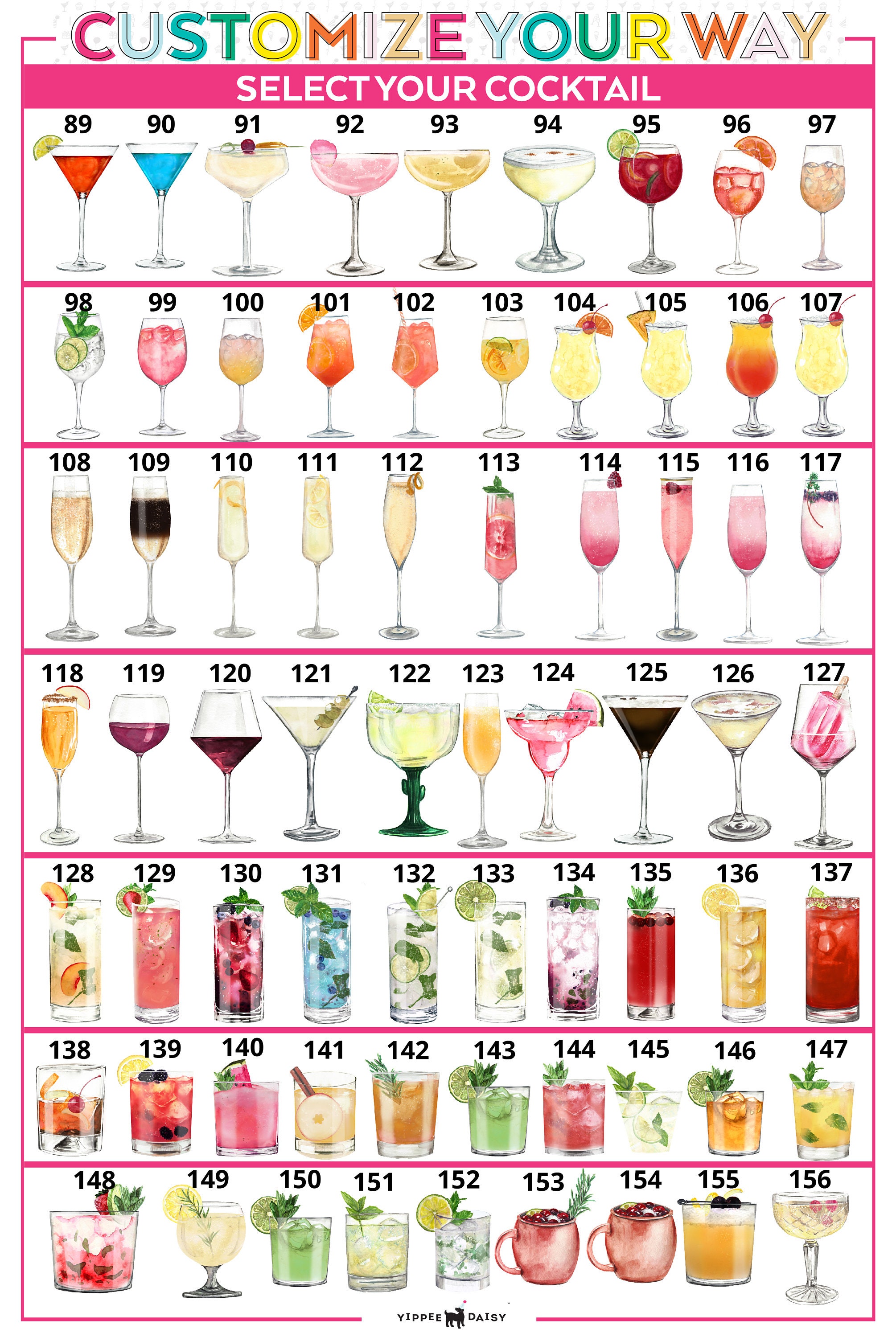 Custom Cocktail Menu Personalized Drinks Sign Acrylic Wedding - Etsy