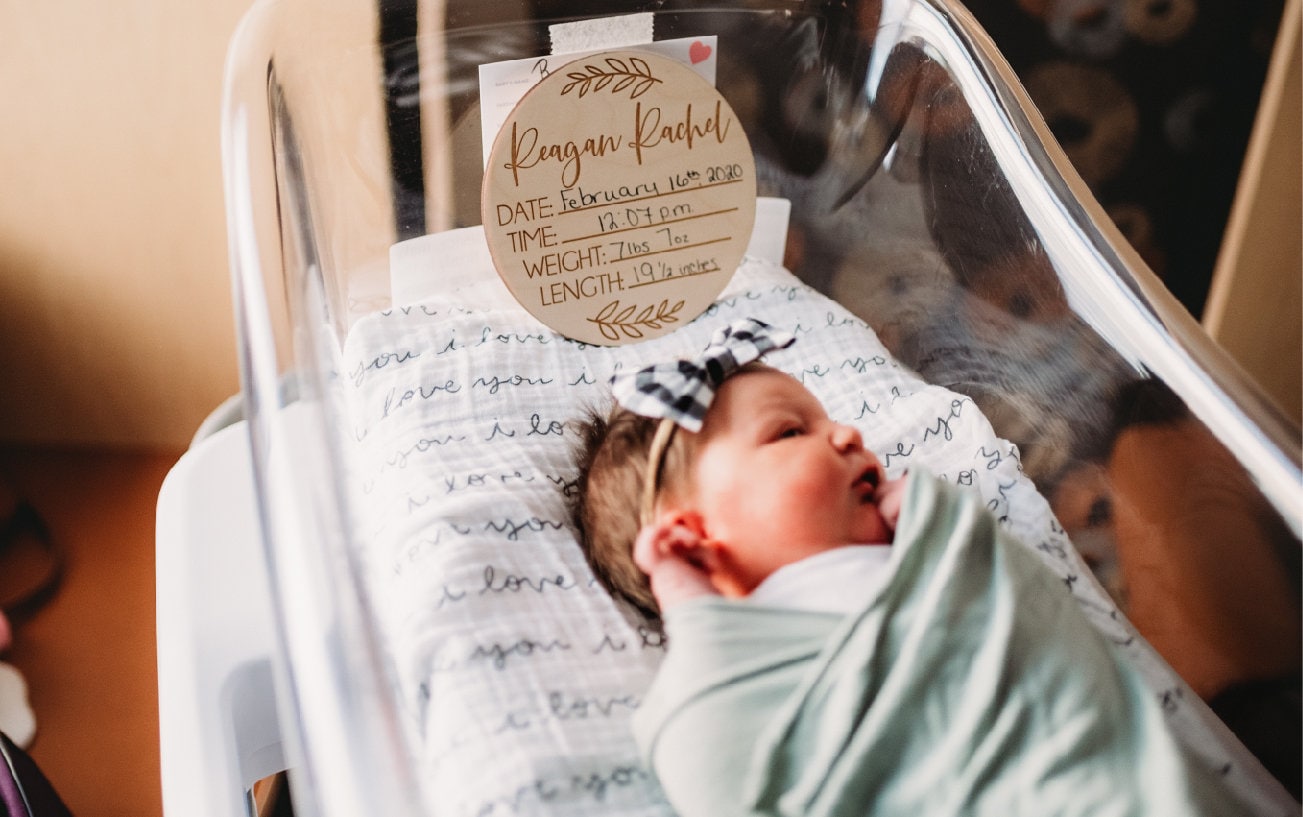 Birth Announcement Sign Custom Newborn Stats Sign Newborn | Etsy