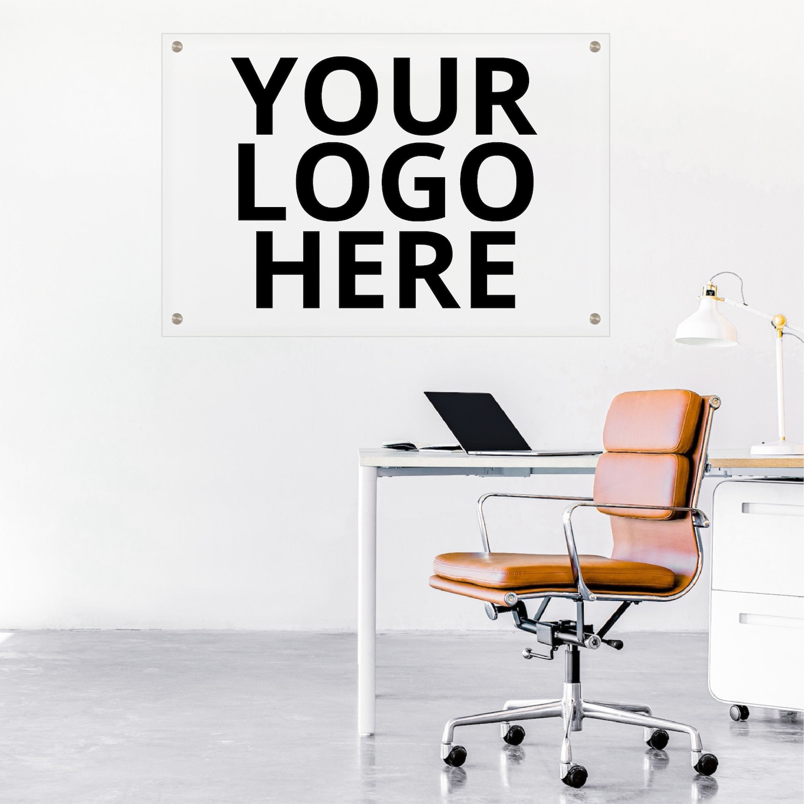 Personalized Custom Acrylic Business Logo Name Sign Hanging Sign Modern ...