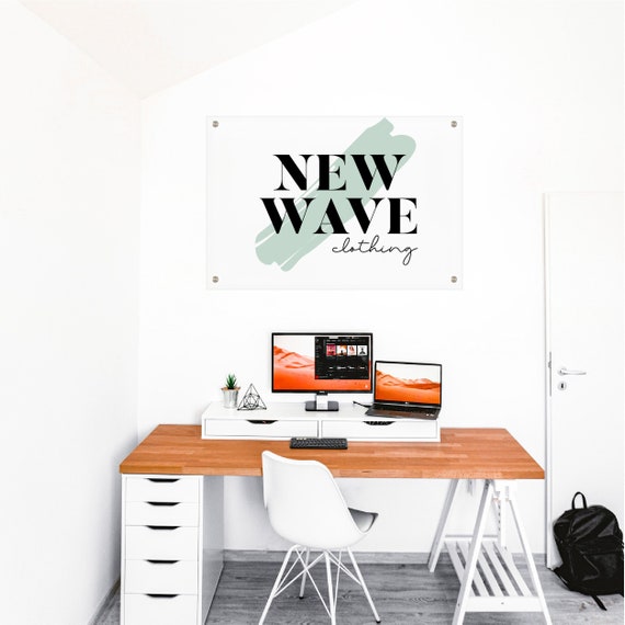 Custom Clear Acrylic Sign Business Logo Sign Storefront Sign | Etsy