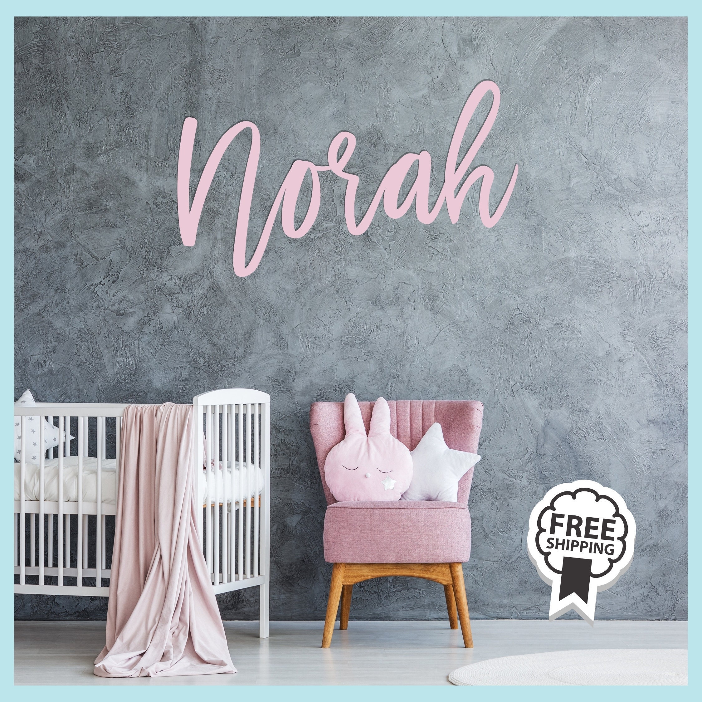 Custom Name Signs Nursery Decor Nursery Name Sign Wood Name | Etsy